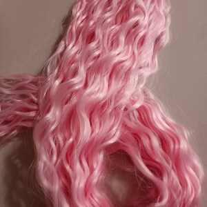 Pink Hair Extension Festival Hair Ponytail Extension Rave - Etsy