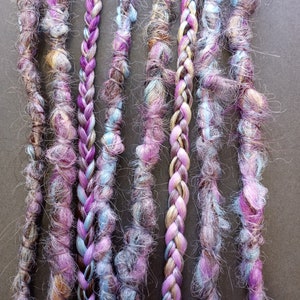 Festival Hair, Synthetic Dreads, Multi-colored Dreads, Single Ended ...