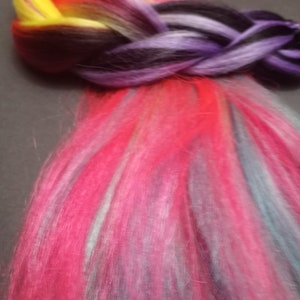 Festival Hair, Ponytail Extension, Rave Hair, Ponytail Wig, Blue Hair ...