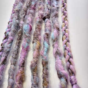 Festival Hair, Synthetic Dreads, Multi-colored Dreads, Single Ended ...