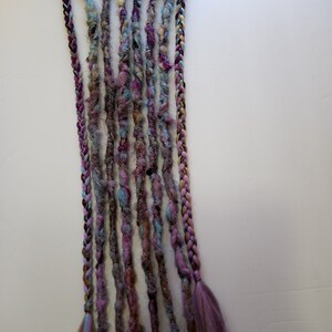 Festival Hair, Synthetic Dreads, Multi-colored Dreads, Single Ended ...