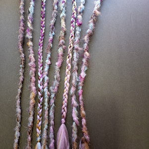 Festival Hair, Synthetic Dreads, Multi-colored Dreads, Single Ended ...