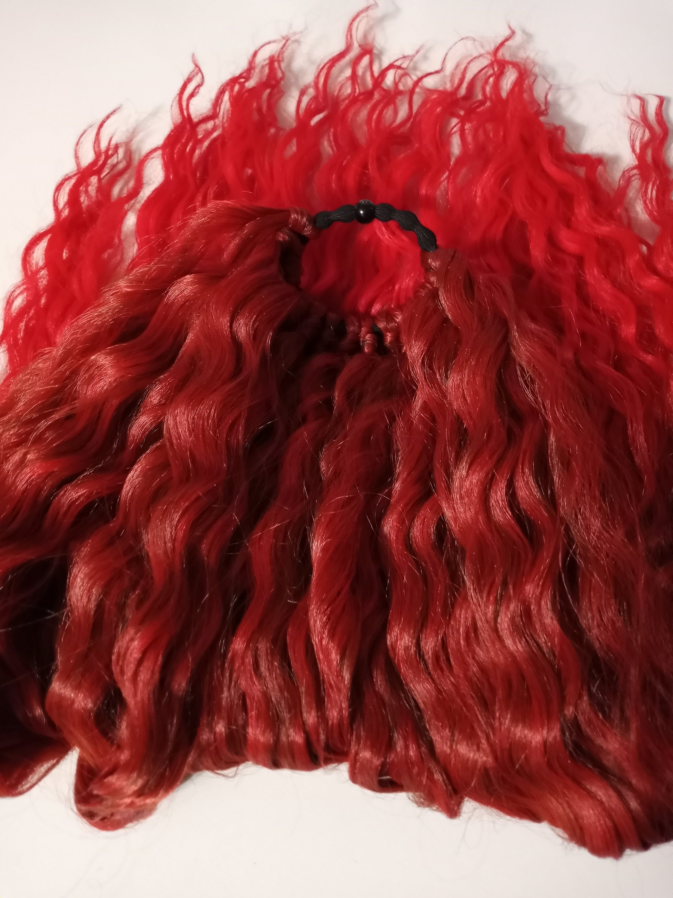 Red Hair Extension curly Hair Extensions Festival Hair - Etsy