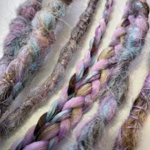 Festival Hair, Synthetic Dreads, Multi-colored Dreads, Single Ended ...