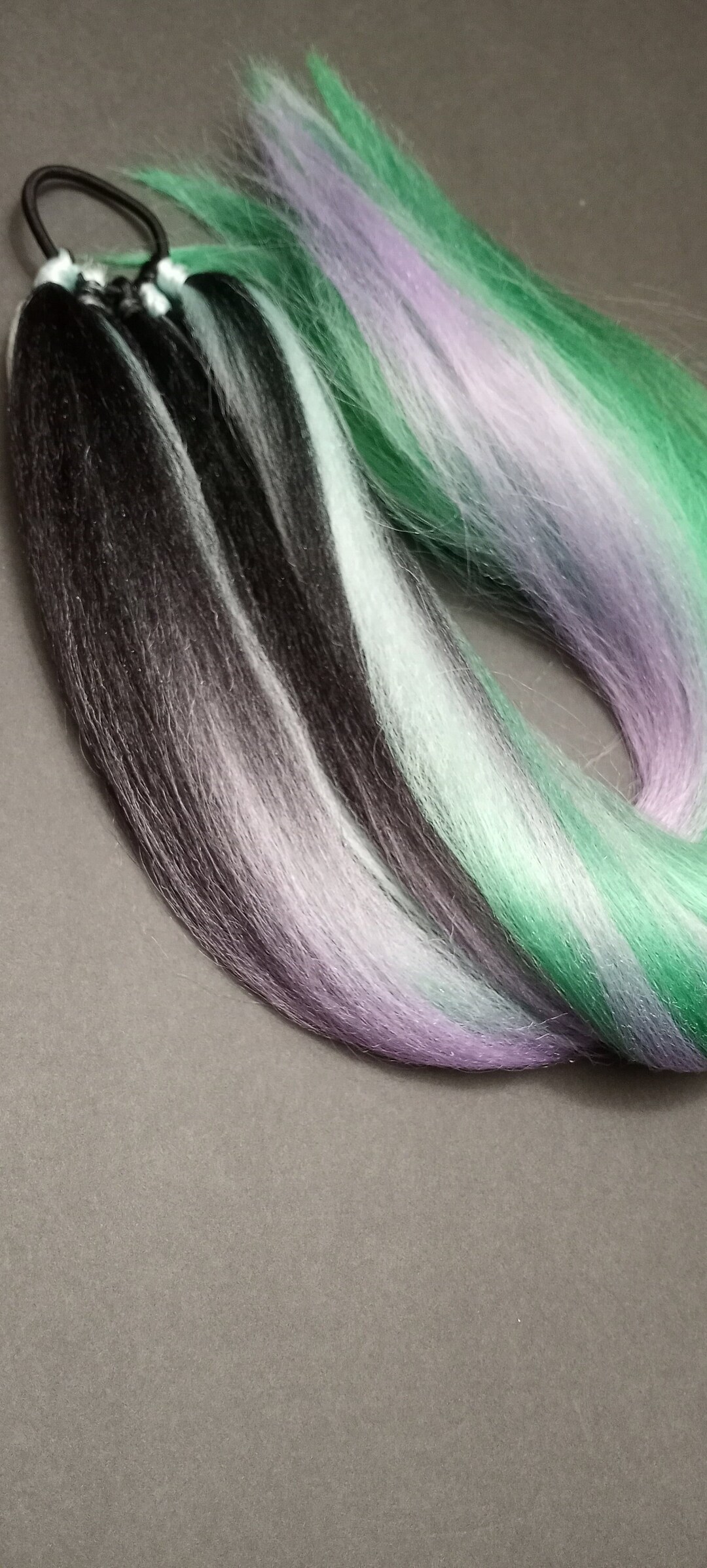 Synthetic Extensions ,rainbow Hair, Neon Hair, Blue Braids, Festival ...