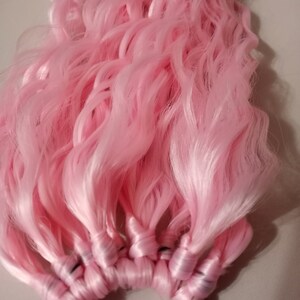 Pink Hair Extension Festival Hair Ponytail Extension Rave - Etsy