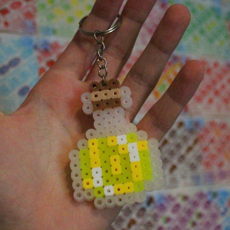 Minecraft Potion Perler Keychains | Etsy