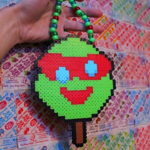 Character Ice Cream Popsicle Perler Necklaces - Etsy