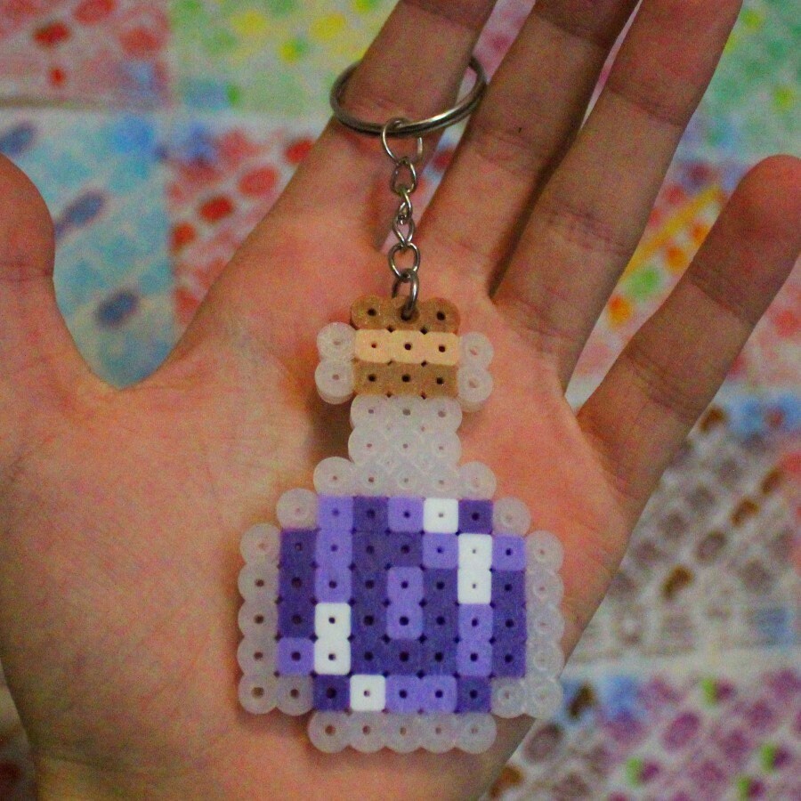 Minecraft Potion Perler Keychains | Etsy