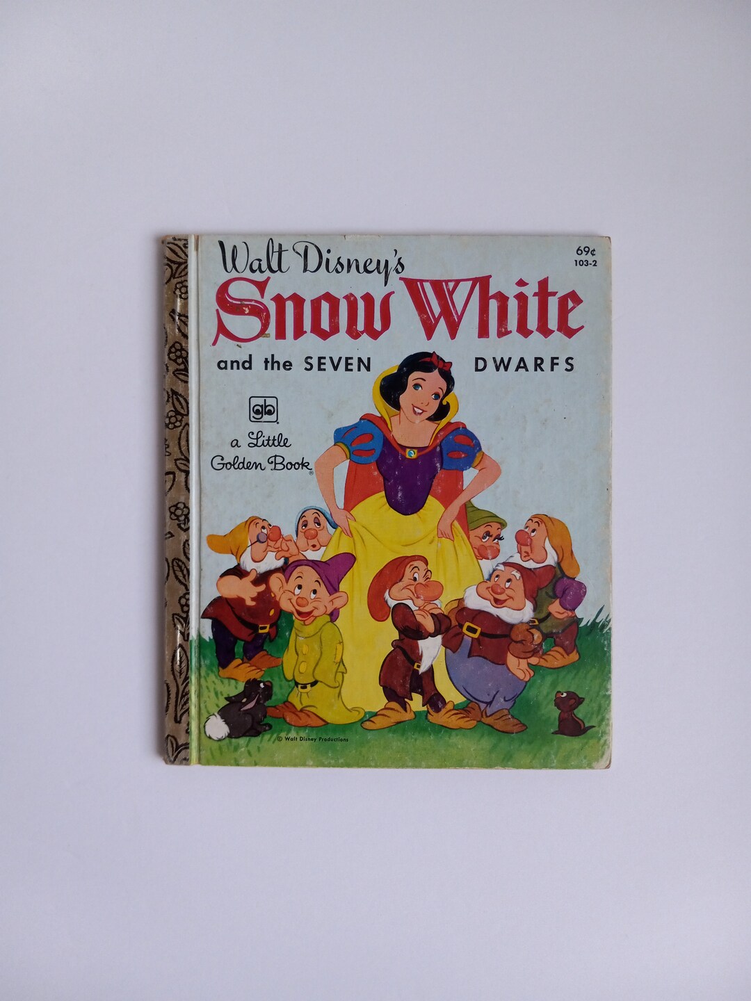 Snow White and the Seven Dwarfs A Little Golden Book 1979 - Etsy