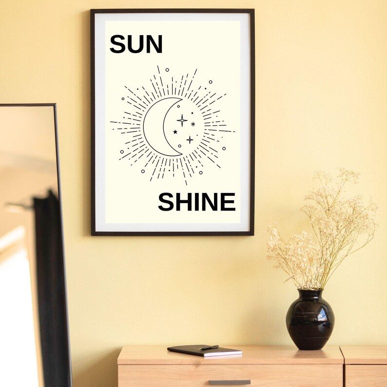 Sunshine Quote Printable Art Instant Download for a Cheerful Home Decor ...