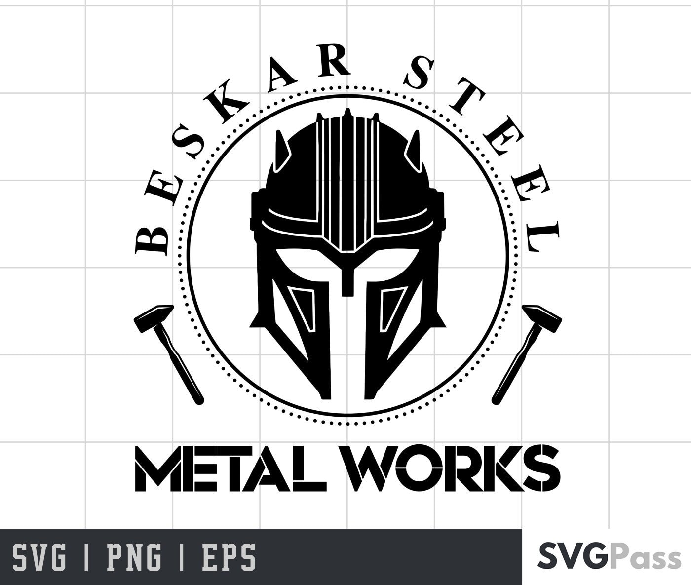 Star Wars the Armorer Beskar Steel SVG SVG Cricut Cut File Silhouette ...