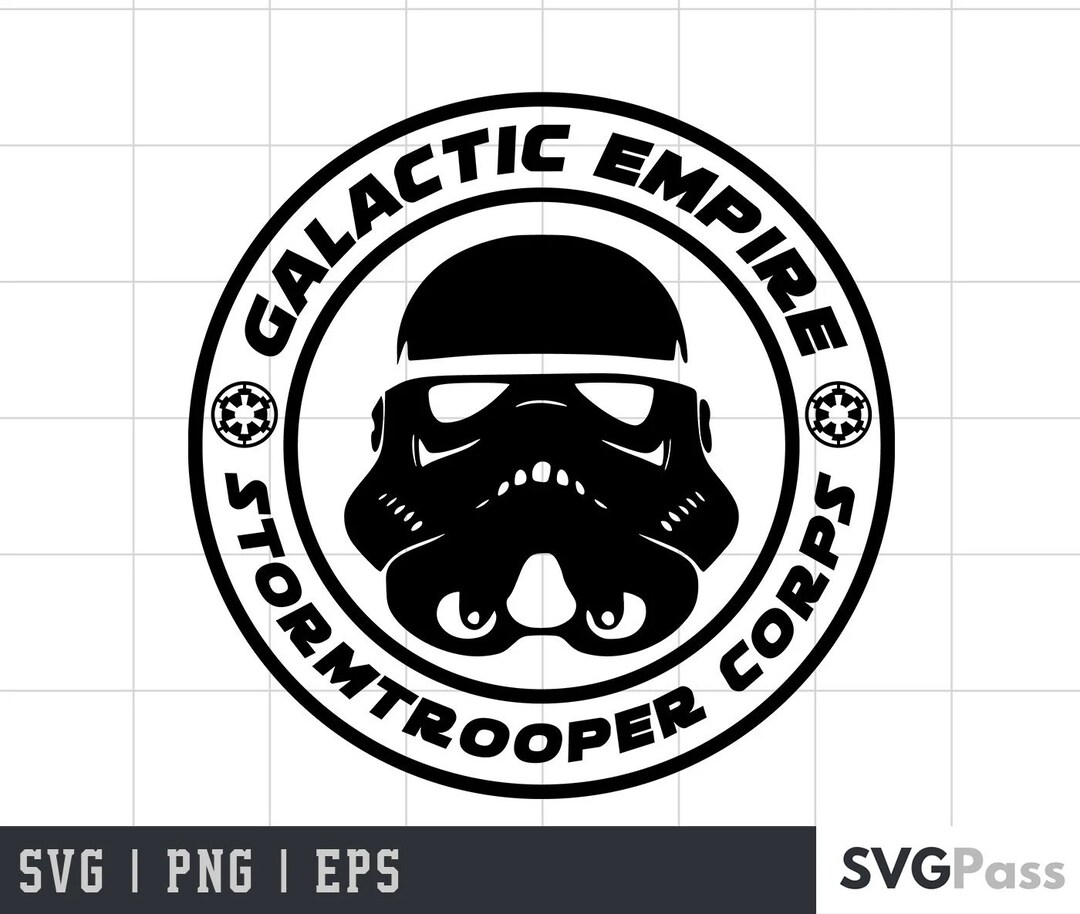 Star Wars Galactic Empire Stormtrooper Corps SVG | SVG Cricut Cut File ...