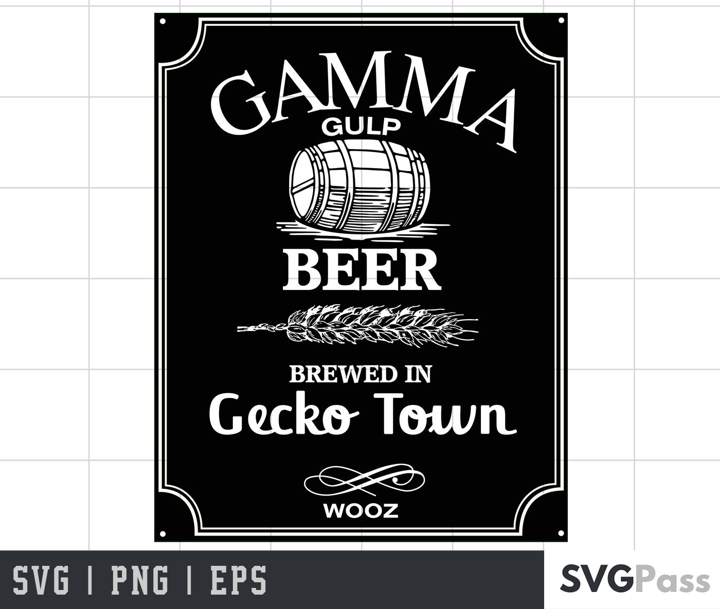 Fallout Gamma Gulp Beer SVG SVG Cricut Cut File Silhouette Cut File - Etsy