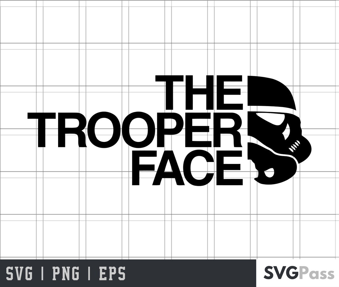 Star Wars the Trooper Face SVG SVG Cricut Cut File Silhouette Cut File ...