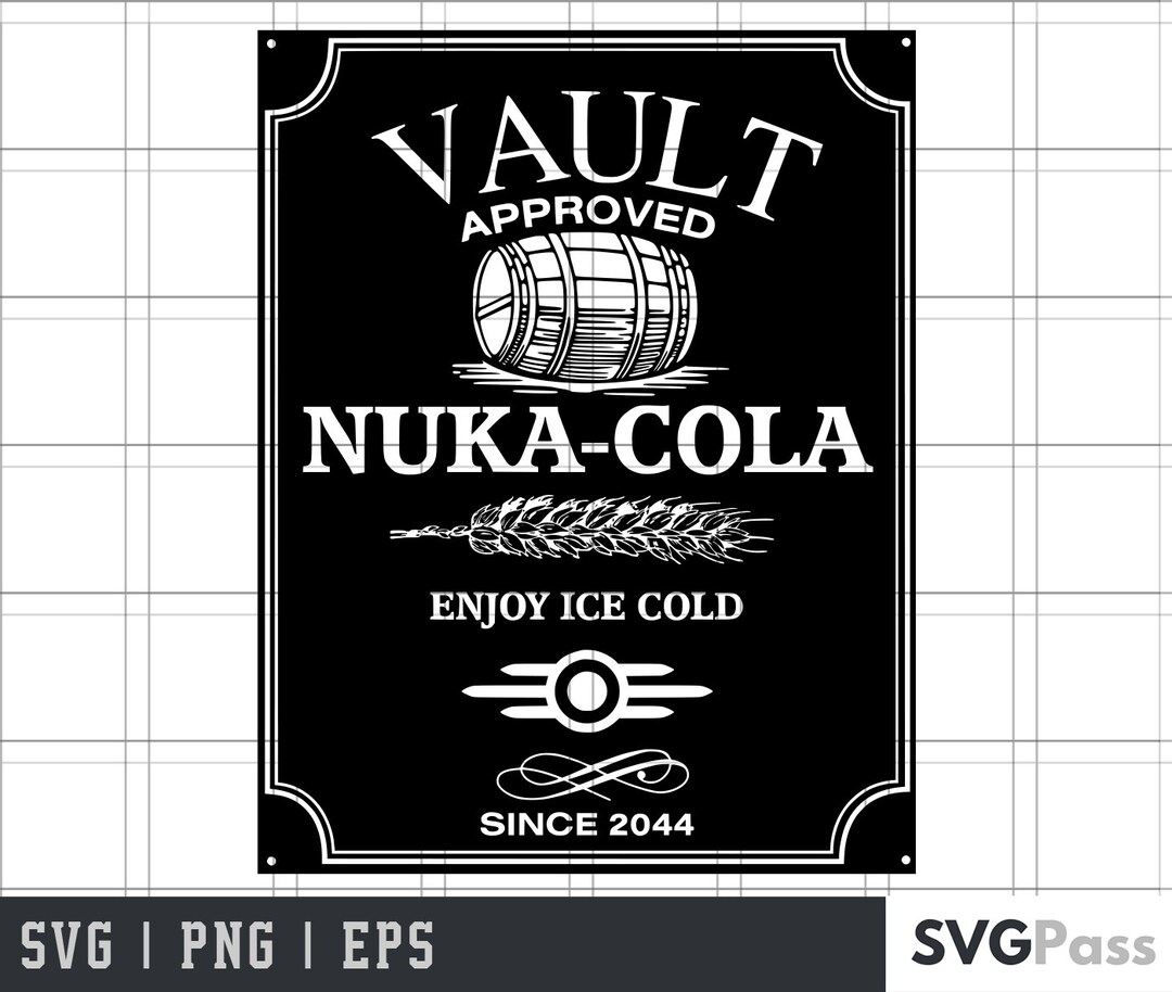 Fallout Nuka-cola SVG | SVG Cricut Cut File | Silhouette Cut File - Etsy