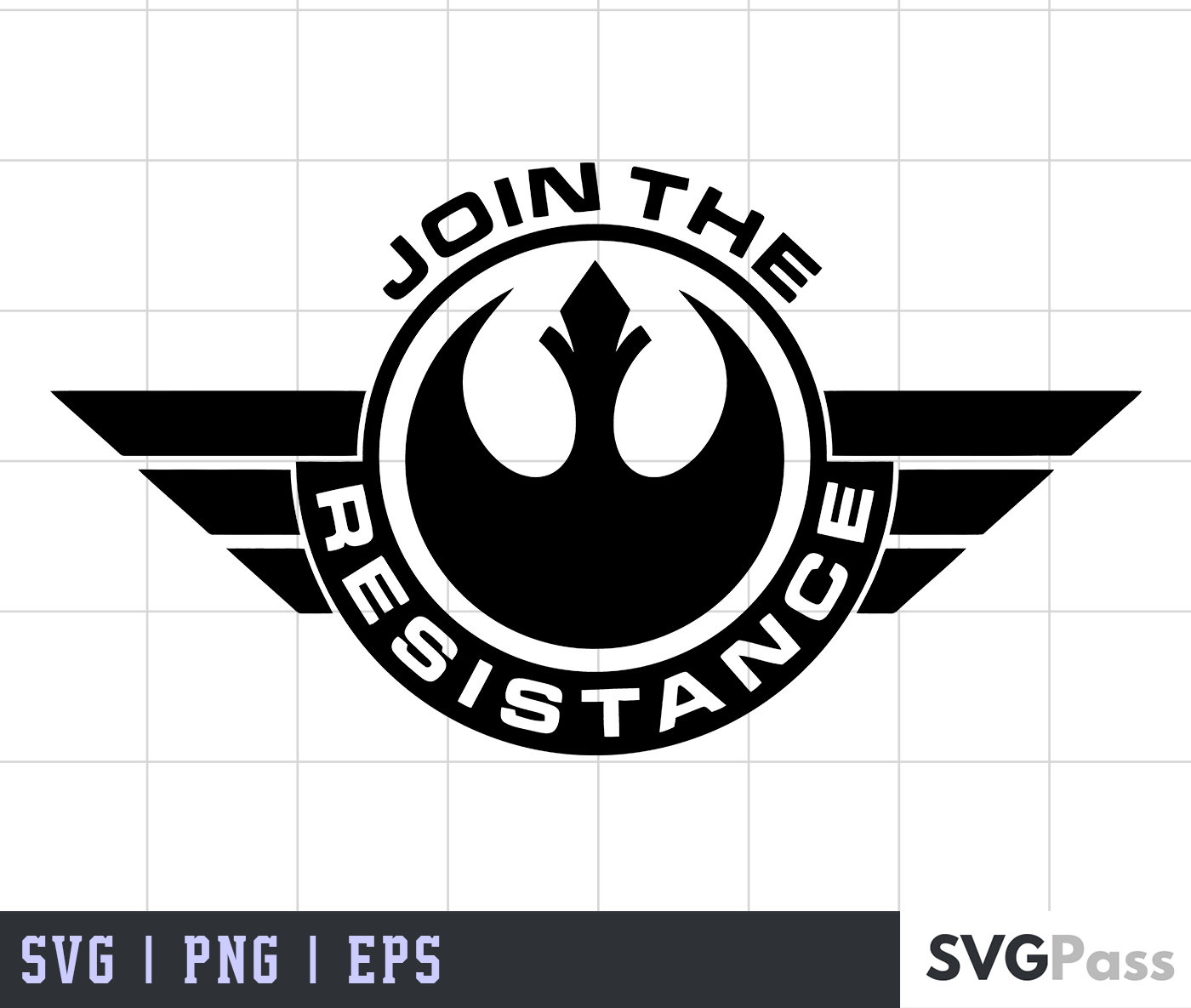 Star Wars Join the Resistance SVG SVG Cricut Cut File Silhouette Cut ...