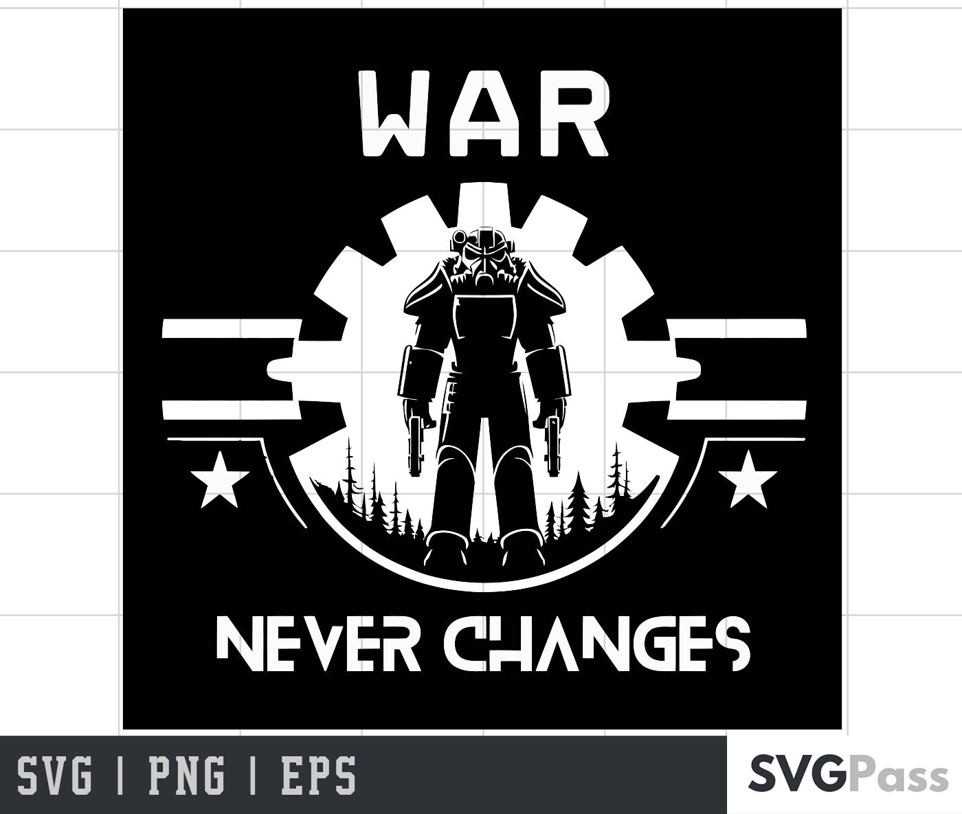 Fallout War Never Changes SVG | SVG Cricut Cut File | Silhouette Cut File - Etsy