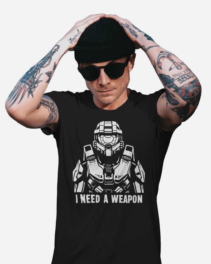 Master Chief I Need A Weapon SVG SVG Cricut Cut File Silhouette Cut ...