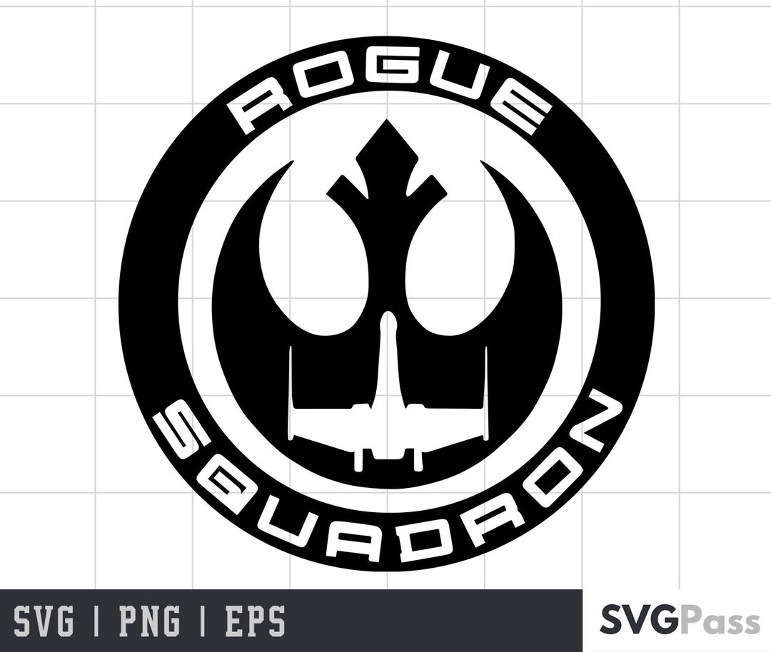 Star Wars Rogue Squadron SVG SVG Cricut Cut File Silhouette Cut File - Etsy