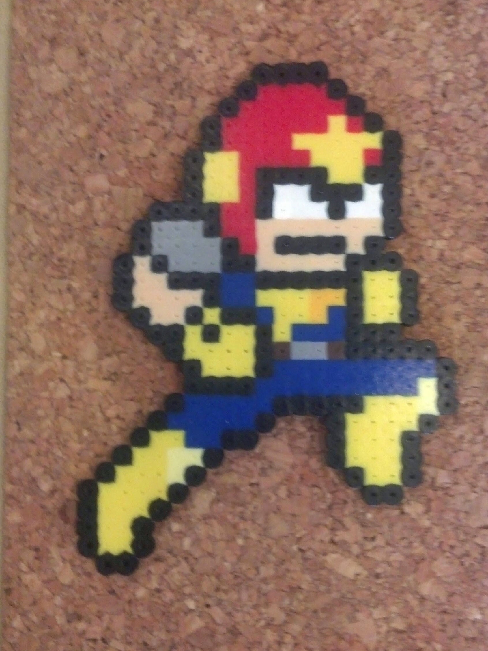 Captain Falcon Smash Bros F-zero Perler Bead Sprite - Megaman Style - Etsy