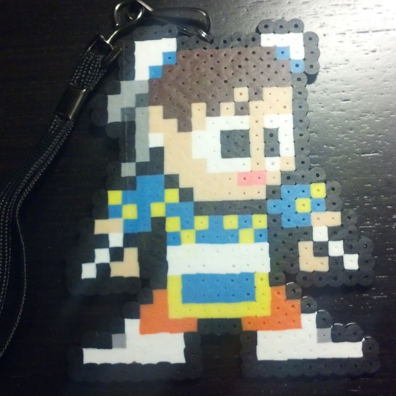 Chun Li Fighter Perler Bead Sprite Megaman Style - Etsy