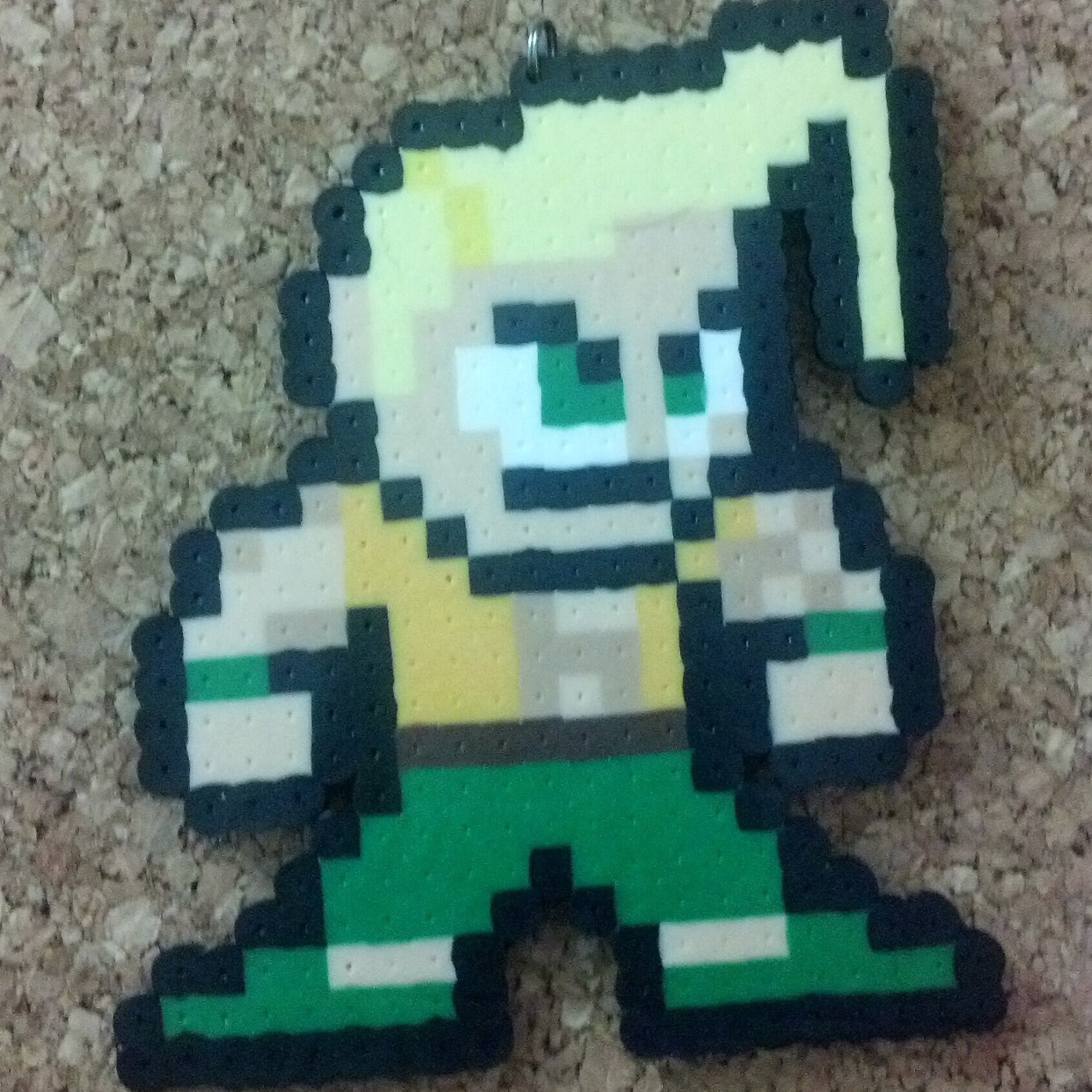 Charlie Nash Street Fighter Perler Bead Sprite - Megaman Style - Etsy