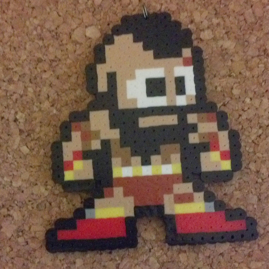 Zangief Street Fighter Perler Bead Sprite - Megaman Style - Etsy
