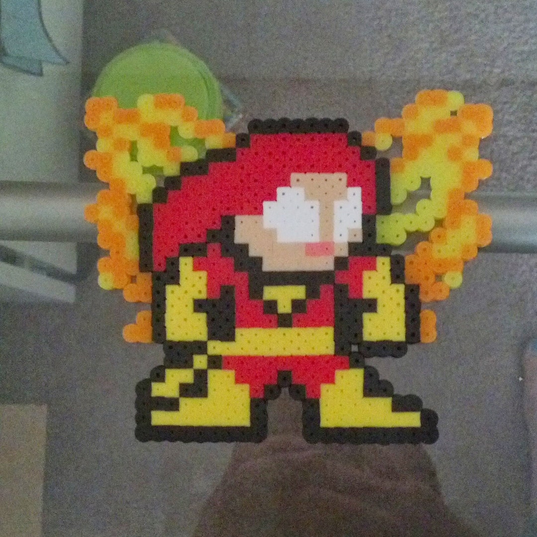 Phoenix Marvel Perler Bead Sprite - Megaman Style - Etsy