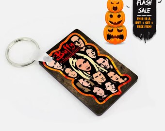 Angel Buffy Keychain - Etsy