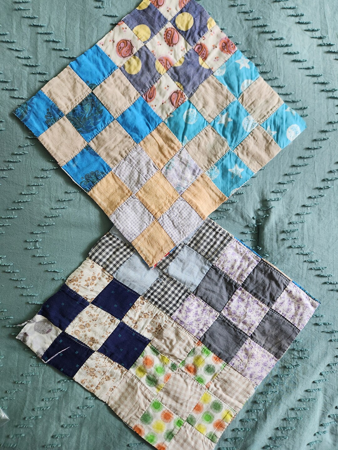 Vintage Cutter Quilt Pieces 7 - Etsy