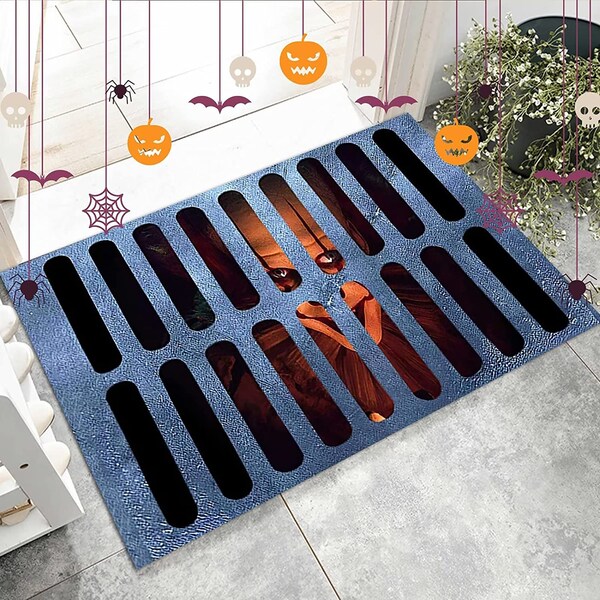 Halloween Doormat - Etsy
