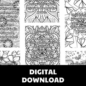 Bible Verse Coloring, Sunday School Coloring Book for Kids , Bible ...