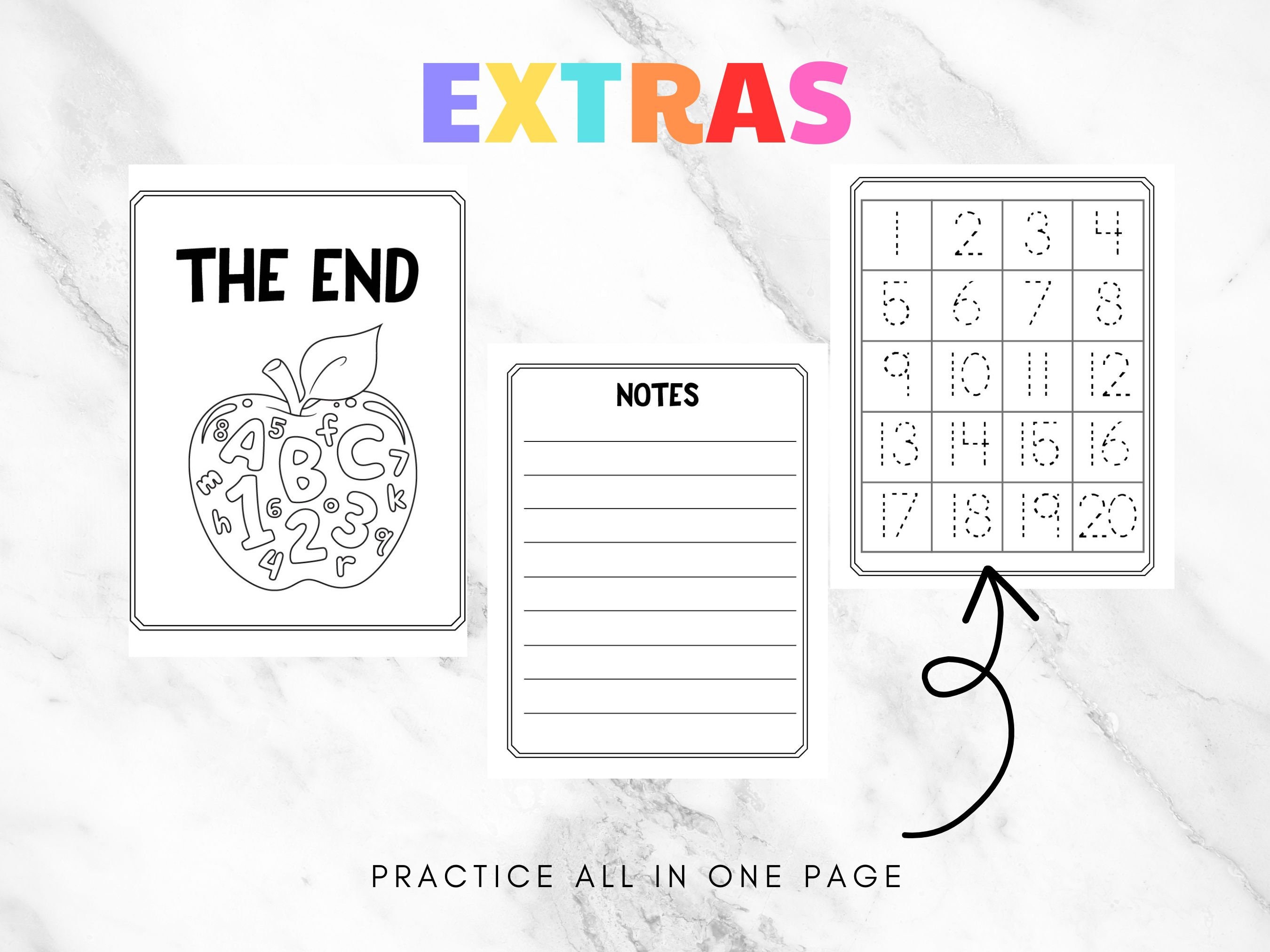 Tracing Numbers Workbook 1-20: Early Learning, Handwriting Practice for ...