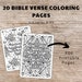 Bible Verse Coloring, Sunday School Coloring Book for Kids , Bible ...