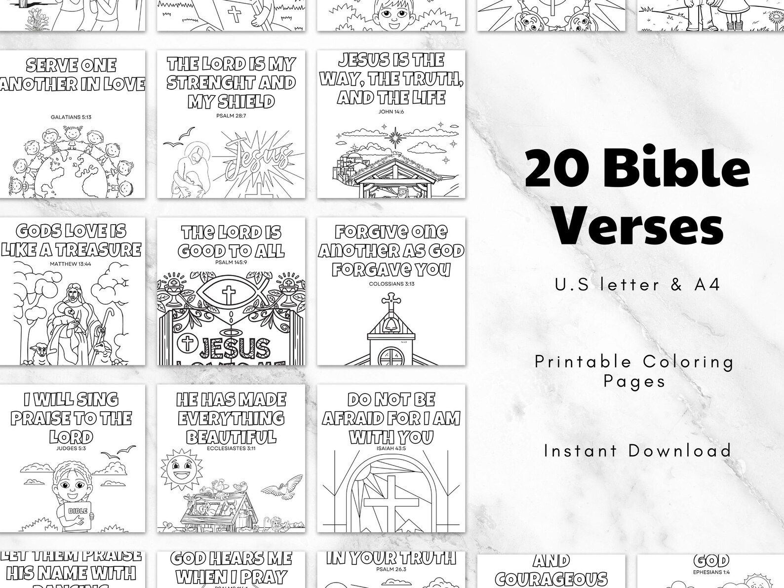 Bible Coloring Book, Bible Coloring Pages, Sunday School Coloring Pages ...