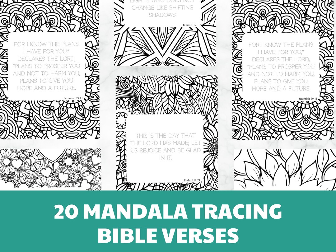 Livre de coloriage versets bibliques : mandalas à colorier (modèle PDF ...