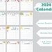 Printable Kids Calendar 2024, Monthly Planner, Fun & Educational ...