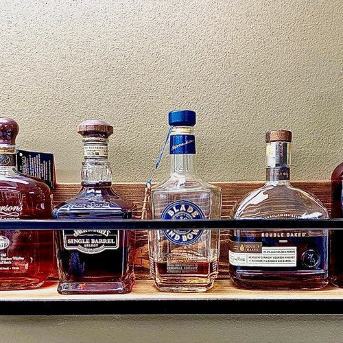 Bar Shelf Whiskey Wine Display 24 Inch. | Etsy