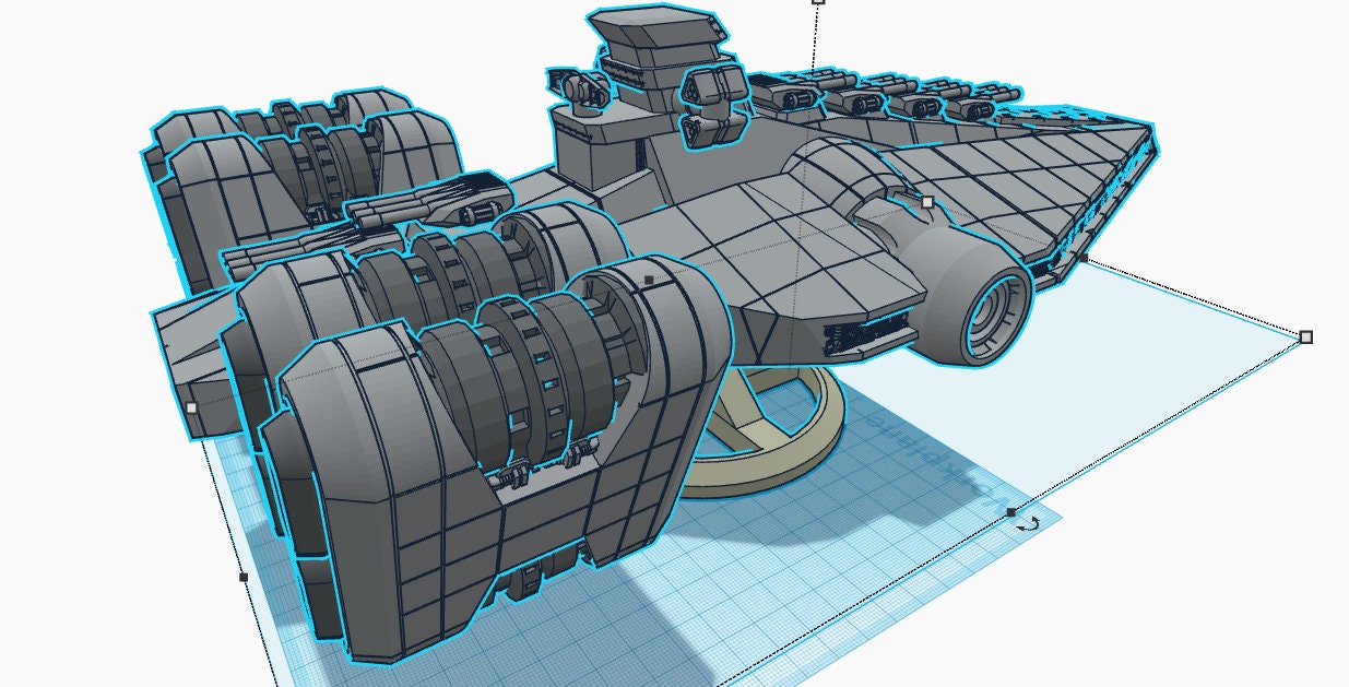 Rathtar Battle Starship - Etsy