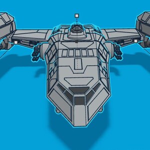 Banshee Dropship 6 Inch - Etsy