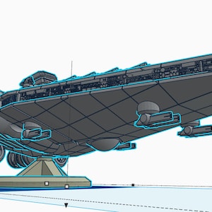 Rathtar Battle Starship - Etsy