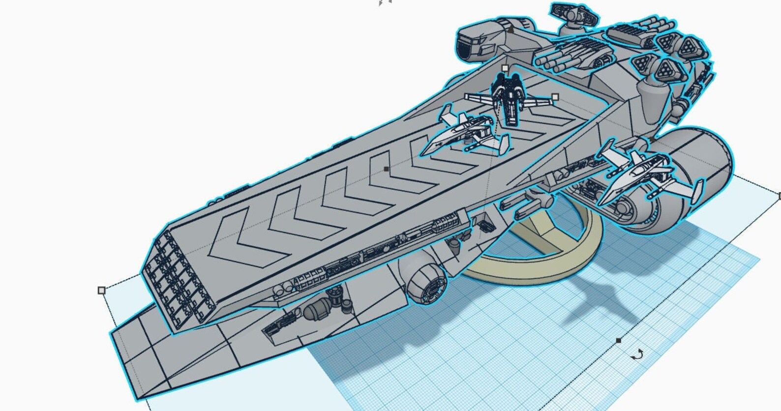 Krayt Dragon Pirate Carrier redesigned not Painted - Etsy