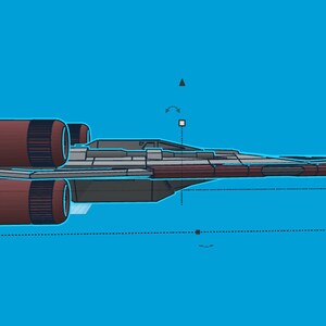 Howler U-wing X-wing Scale 4 Inch - Etsy