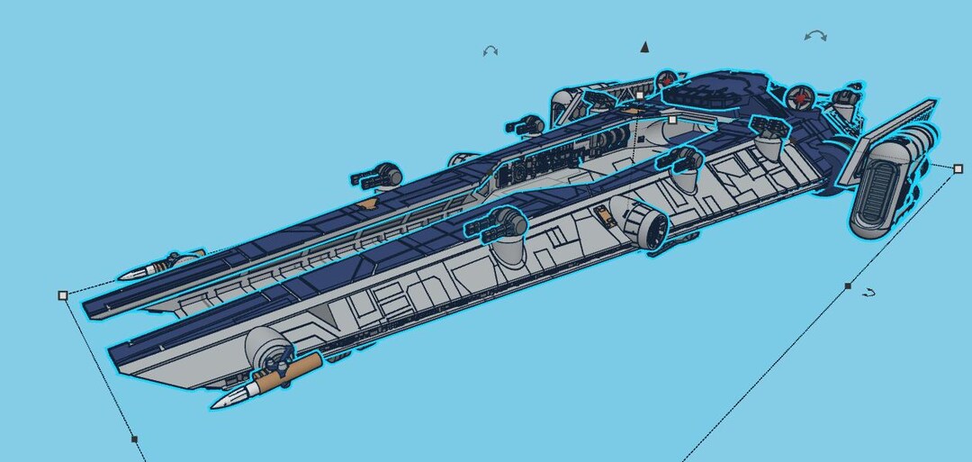 Pirate Carrier Conquest 17.5 Inches With Squadron of 3 - Etsy