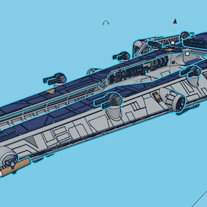 Pirate Carrier Conquest 17.5 Inches With Squadron of 3 - Etsy