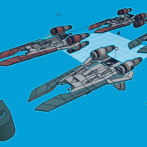 Howler U-wing X-wing Scale 4 Inch - Etsy