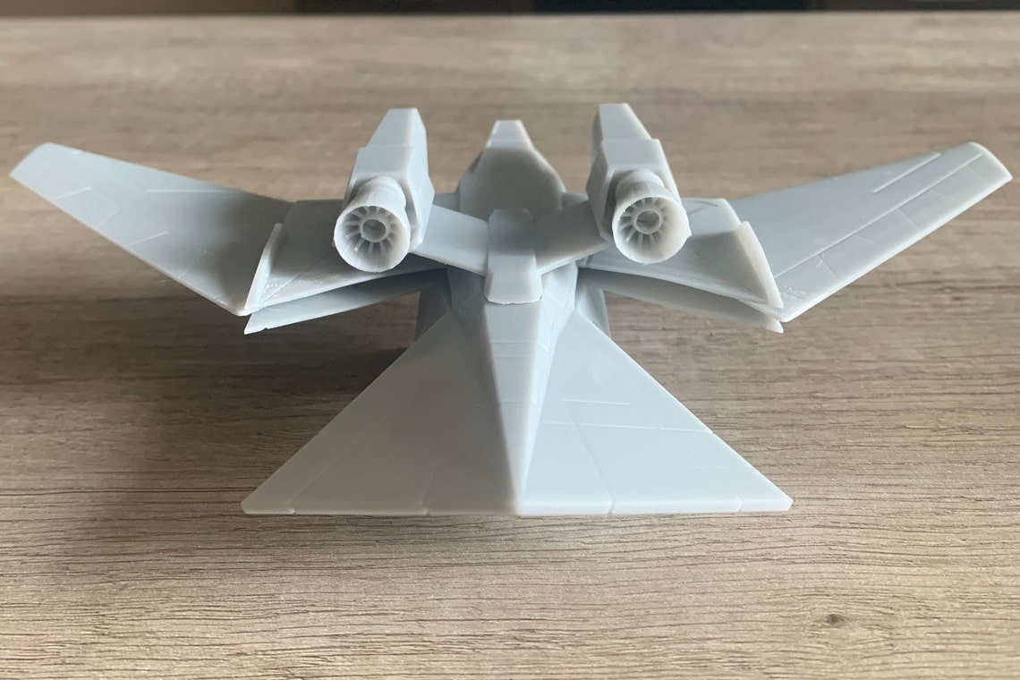 Buck Rogers Super Warhawk Re-design 7 Inch - Etsy