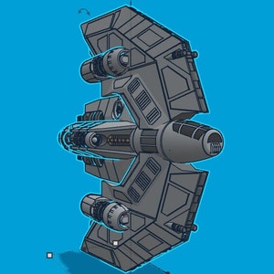 T-10 Republic Shuttle 5.1 X 4.1 Inch - Etsy