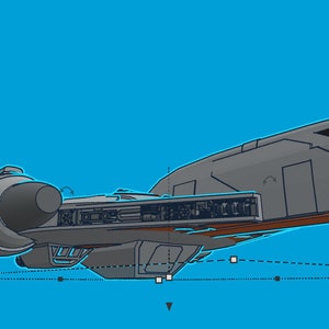 Yv-150 5 Inch X-wing Scale - Etsy